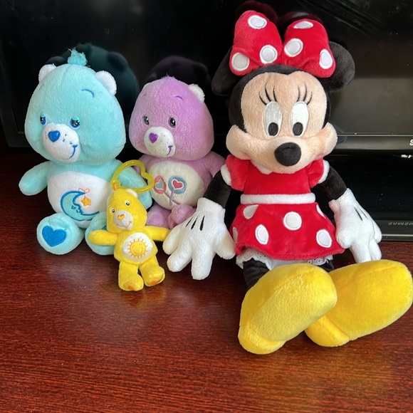 Care Bears | Toys | Minnie Mouse And Care Bears Lot Of 4 | Poshmark